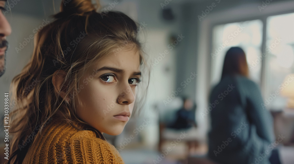 Divorce of parents and destruction of family causes psychological ...