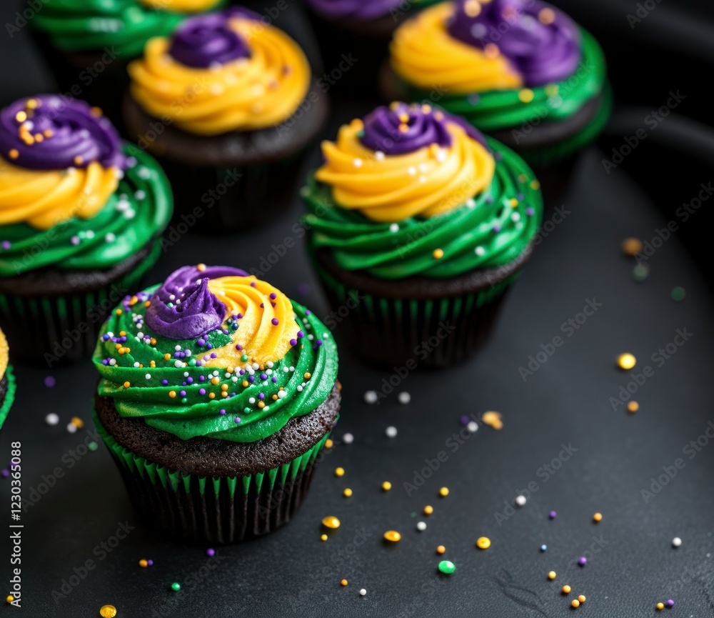 Cake as a symbol of festival and feast, unforgettable treats at the carnival,lers, partygoers ...