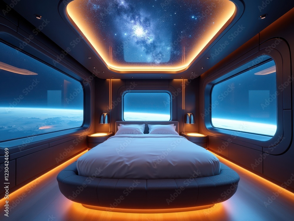 Experience a luxurious hotel room in space orbiting Earth with ...