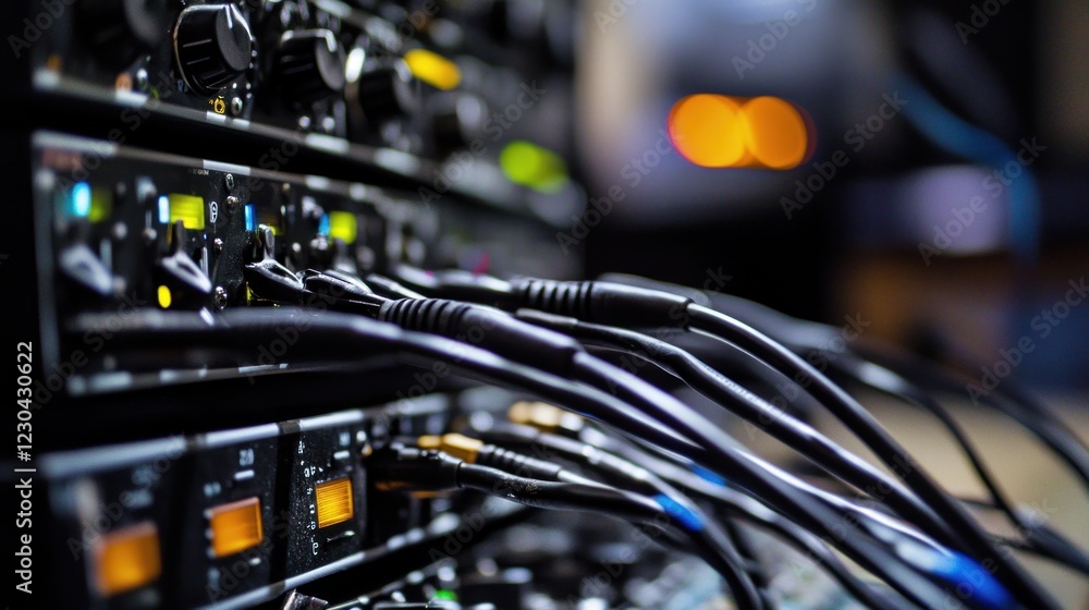 With the cables securely connected, the sound engineers can fine-tune ...