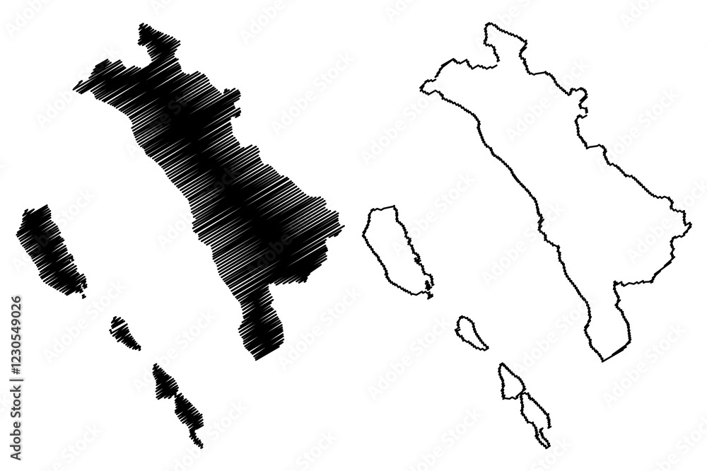 West Sumatra (Subdivisions of Indonesia, Provinces of Indonesia) map ...