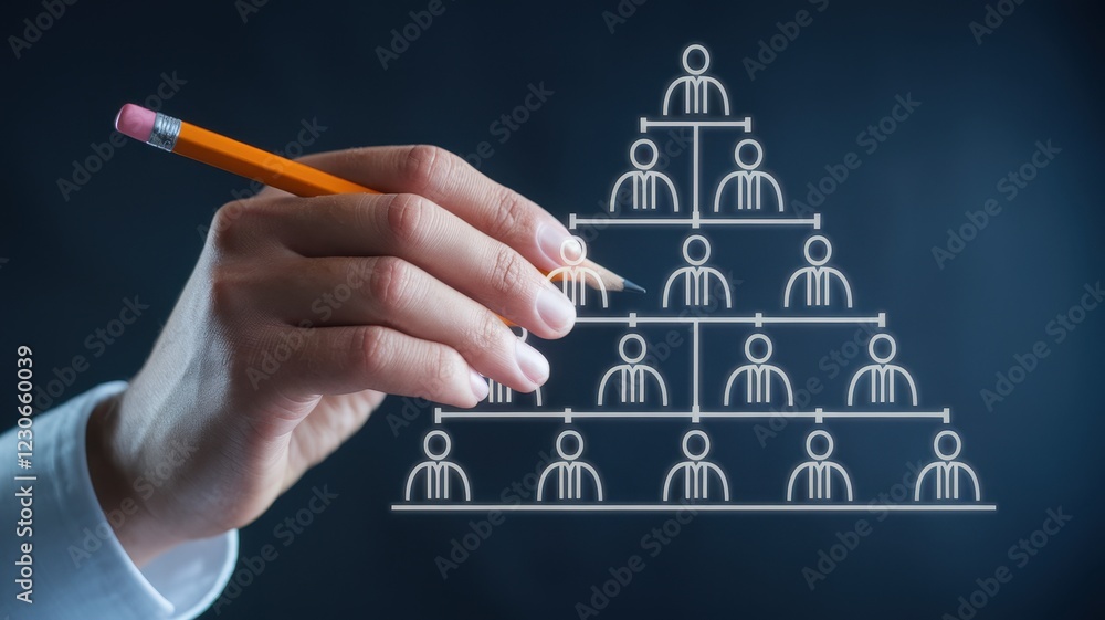 Strategic Organizational Chart Design: A Business Hierarchy Visual ...