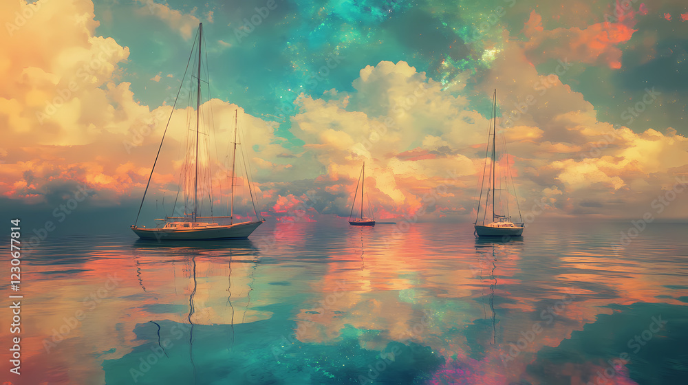 Ilustración de Stock Mystifying bermuda triangle enigmas vanished ...