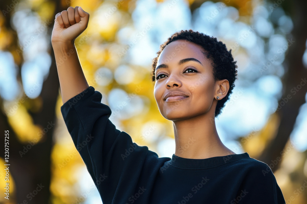 Foto de Stock International Women's Day 2025: Accelerate Action. Woman ...