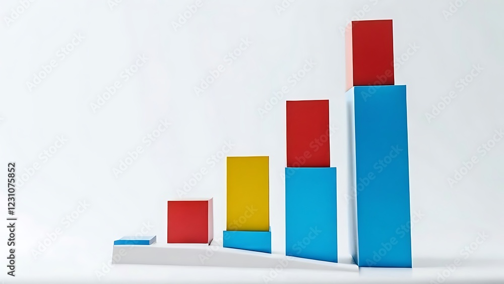 bar and line graph shows a positive upward trend. graph indicating ...