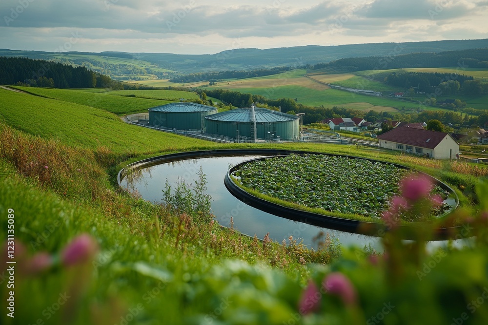 Sustainable Energy Generation: Biogas Plant with Large Digesters ...