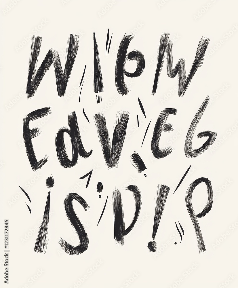 Playful and expressive script font set with unique, hand-drawn ...