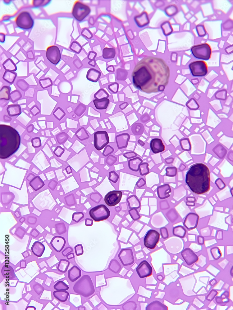 Microscopic analysis of the urine sample reveals elevated levels of ...