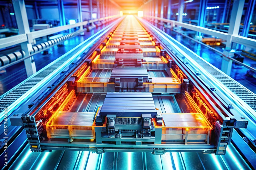 High-Voltage EV Battery Module Production Line: Lithium-ion Battery ...