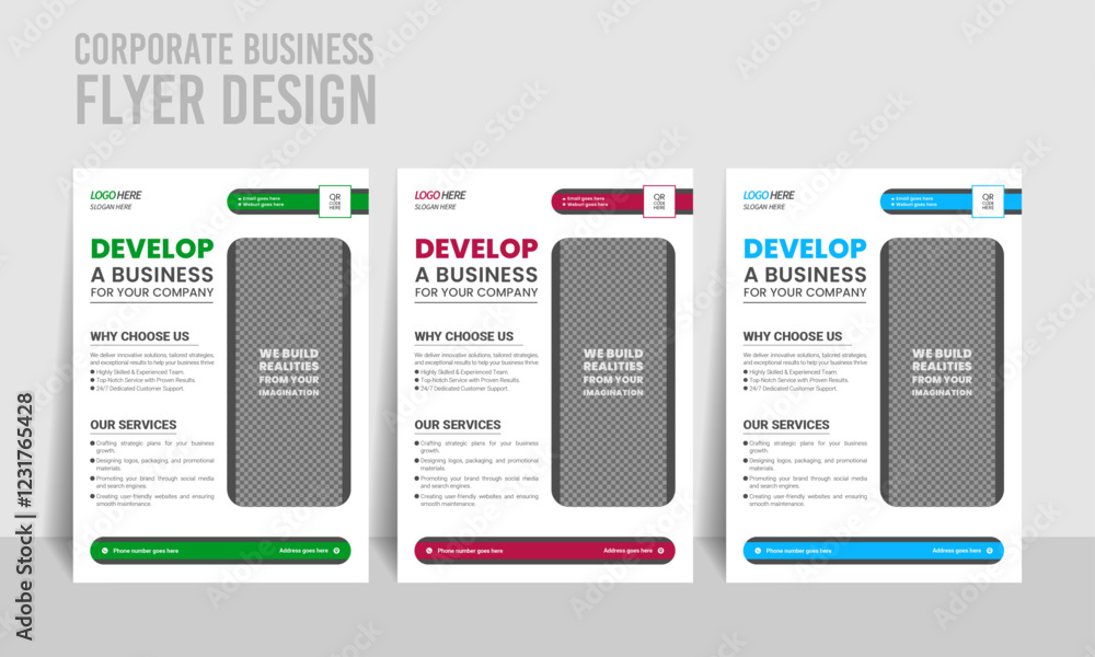 Easy to edit new fully editable multiple color modern and creative ...