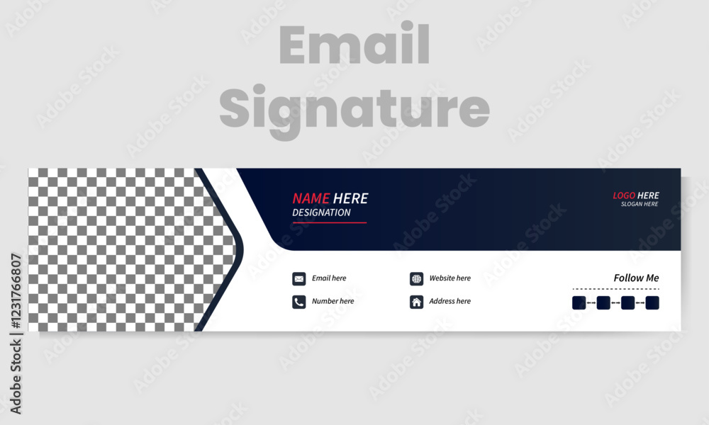 Fully editable modern, creative, minimalist and gradient email ...