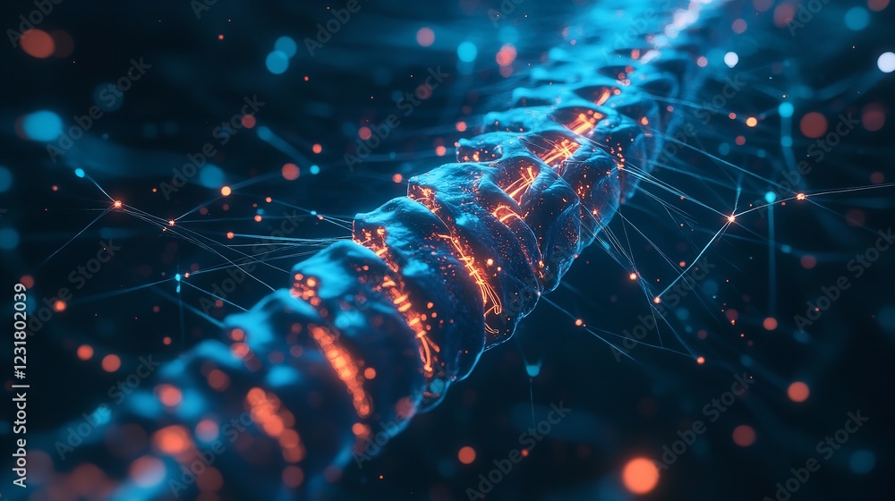 Nervous system infographic illustrating the spinal corda??s nerve roots ...