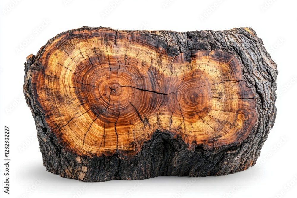 Stunning High-Resolution Image Tree Trunk Cross-Section Revealing ...