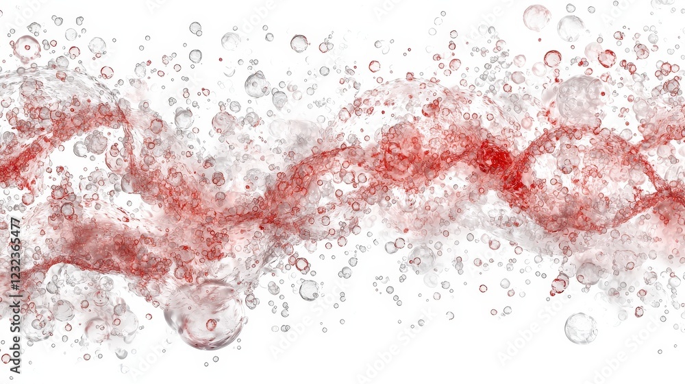 Abnormal Blood Clotting Factors Visualization in Hemophilia Concept ...