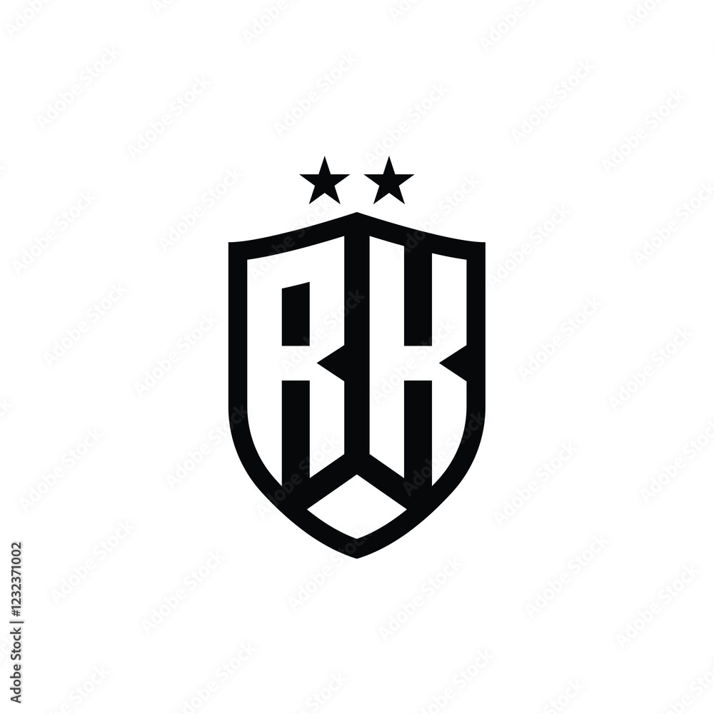 RK monogram logo design letter text name symbol monochrome logotype ...