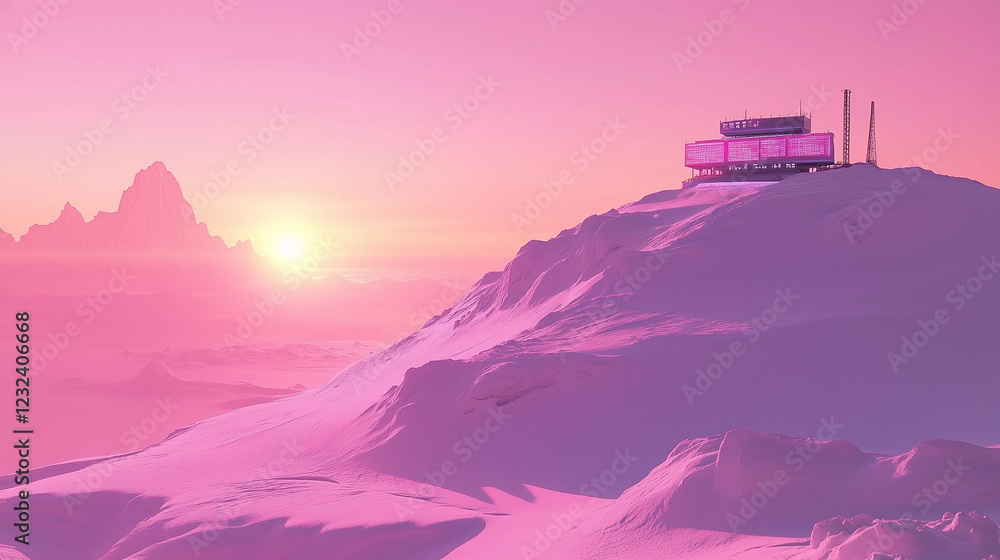 Superconducting Quantum Computer At An Arctic Research Station Processing Climate Simulations