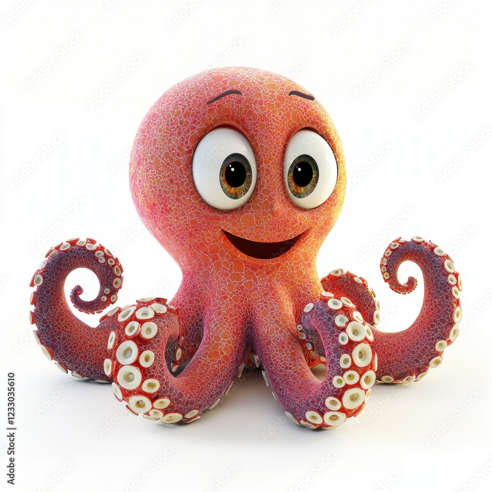 Plush octopus that can be flipped inside out to show different emotions ...