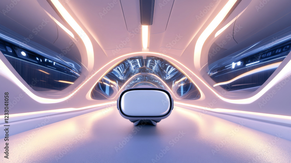 360 degree full panorama environment map of white minimalistic ...