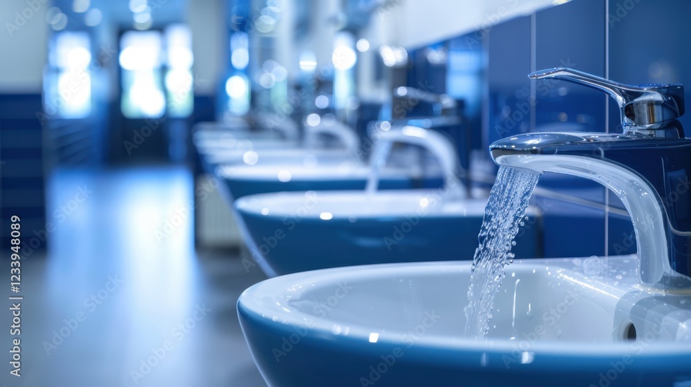 Sanitation: Essential for public health, water is used in toilets ...