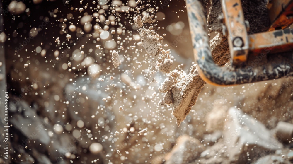 Oil & Gas Extraction: Frac sand is pumped into wells to prop open rock ...