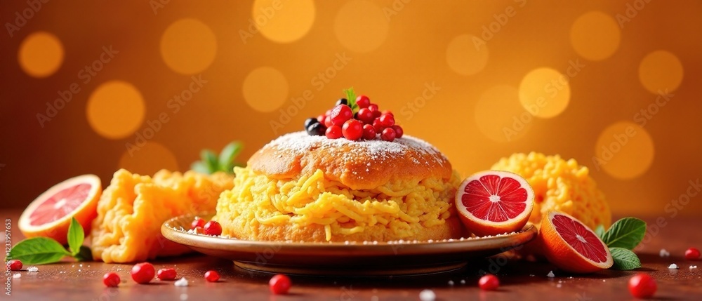 Hari Raya Aidilfitri Kuih Raya Celebration Background Design 素材庫插圖 ...