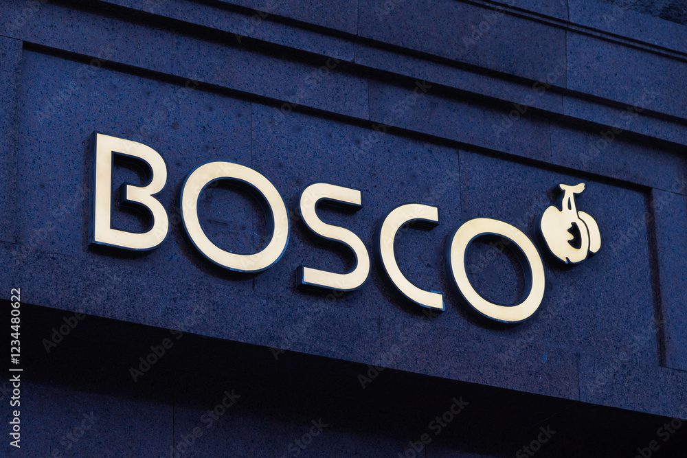 Moscow, Russia - December 24, 2024: Bosco is chain of stores. Bosco di ...