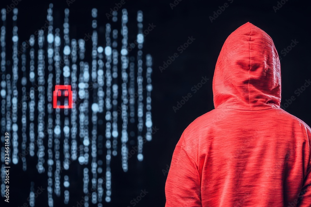 Cyber Crime DDos Attack Concept, DDoS attack response cyber alert front ...