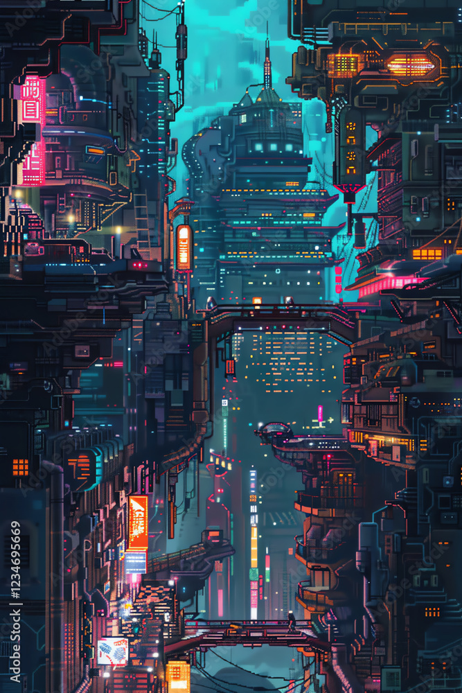 Infuse the vision of futuristic technologies intertwined with utopian ...