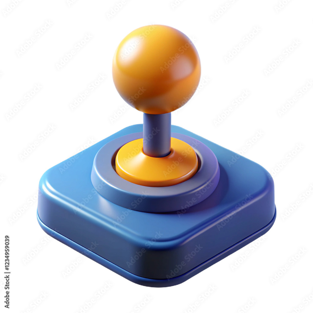 Joystick 3D Icon high-resolution design for UI UX applications websites ...