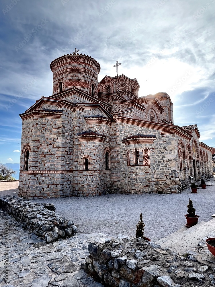 The Church of Saints Clement and Panteleimon in Ohrid, Macedonia ...