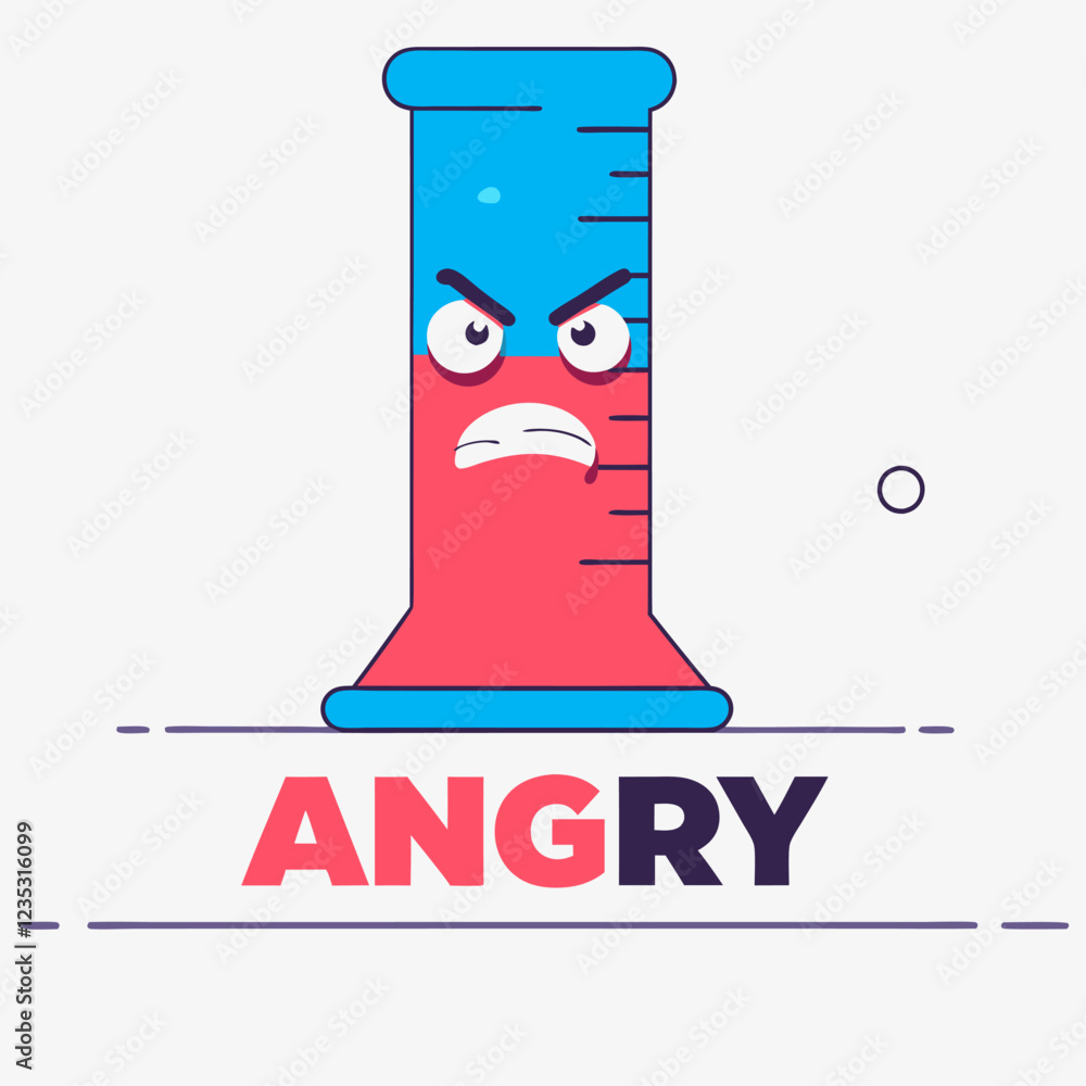 เวกเตอร์ Stock Graduated Cylinder Laboratory Research Vector | Clipart ...