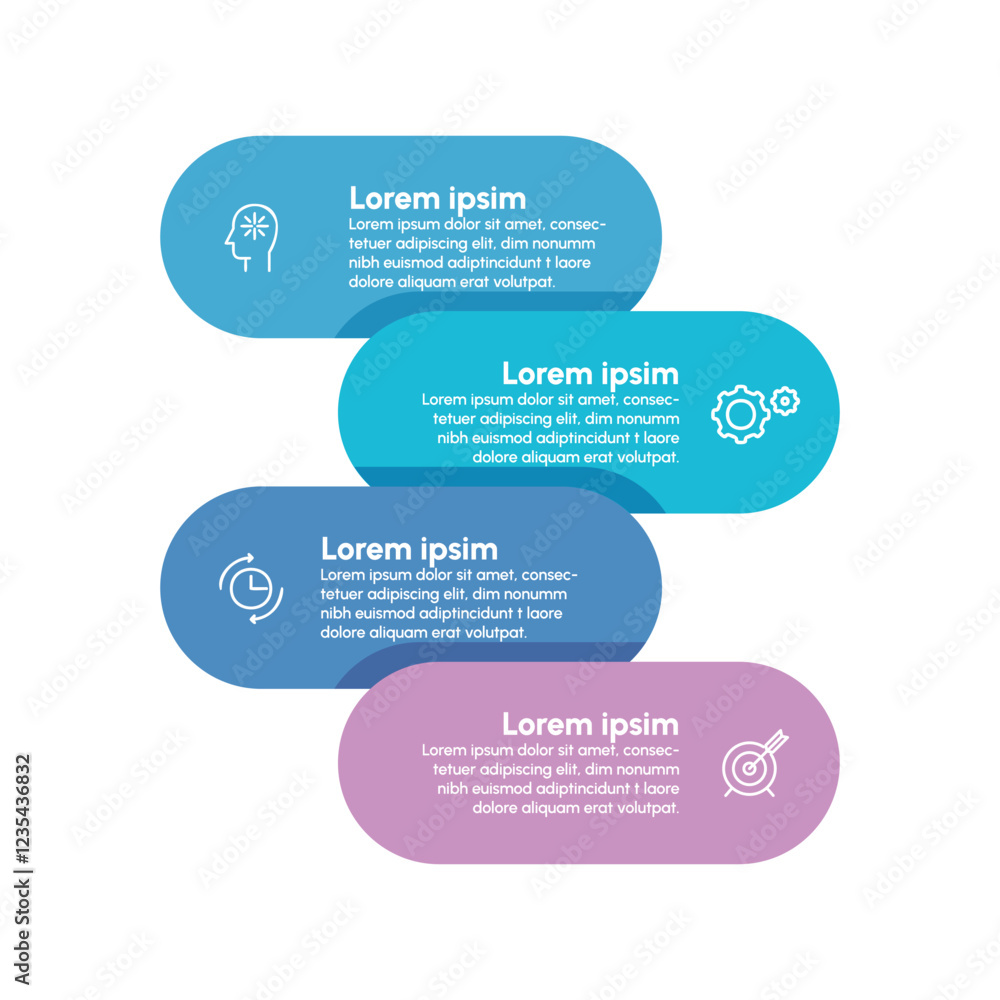 Business data visualization. timeline infographic icons designed for ...