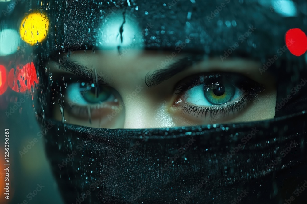 Cybersecurity and online threats explored through an enigmatic figure ...