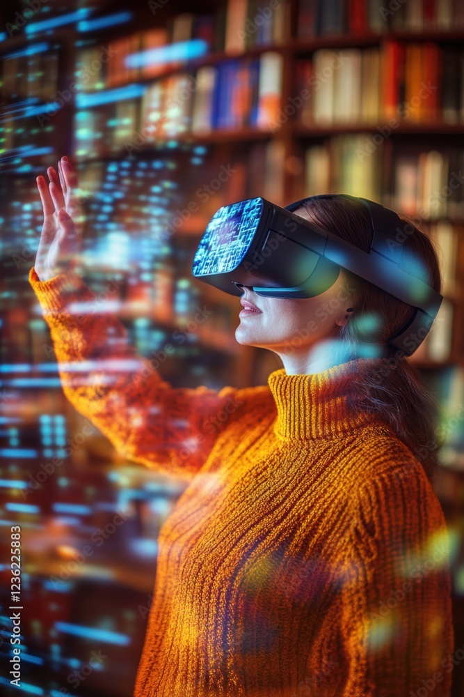 Virtual reality headset, immersive experience and user interaction in ...