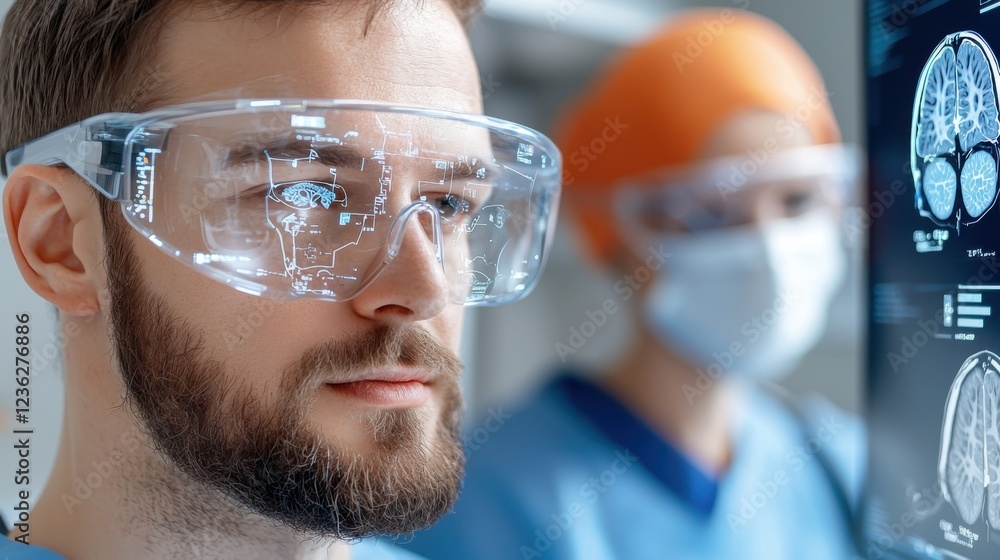 Holographic medical imaging display presenting cutting edge technology ...