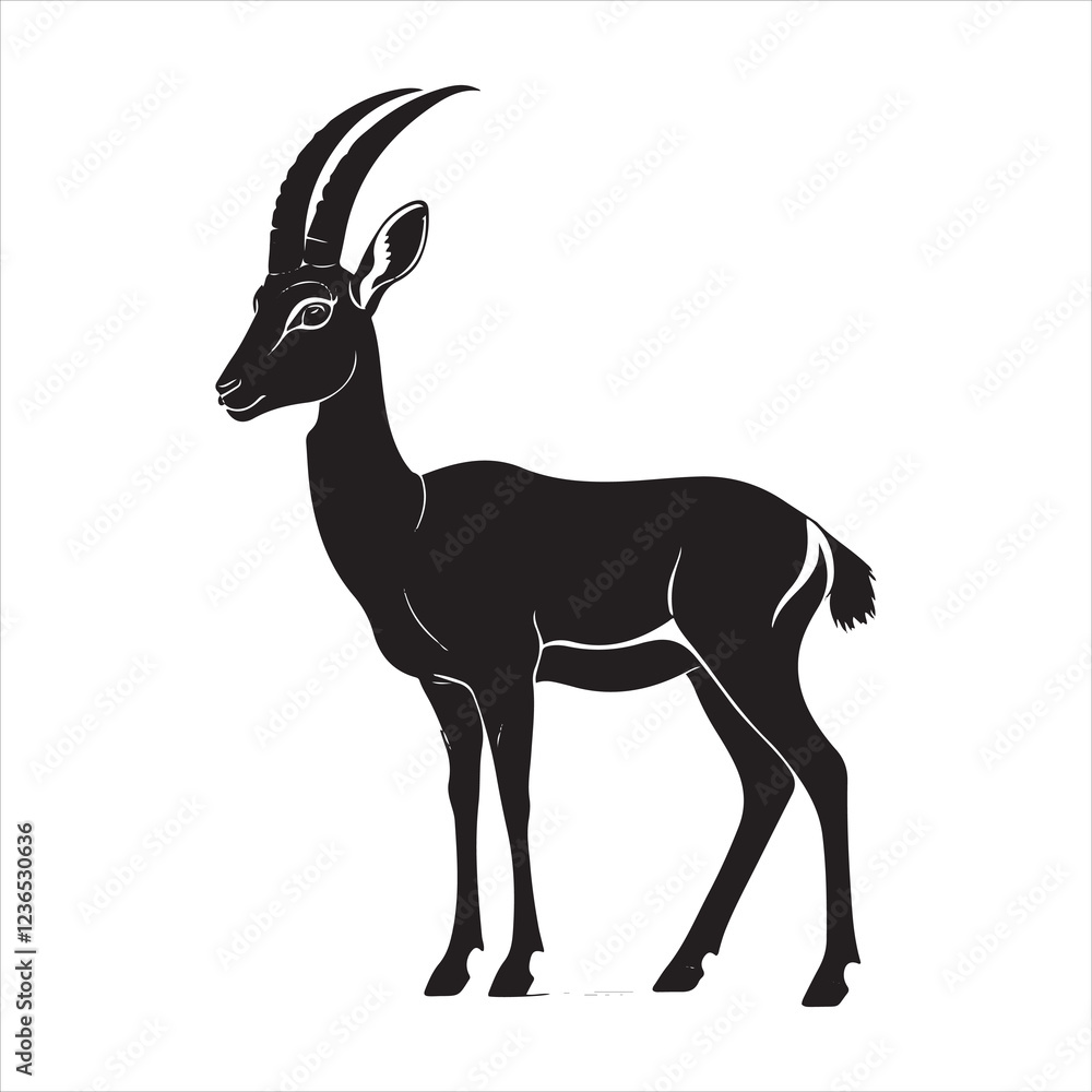 Why Some Antelope Species Are Endangered and How to Help Stock Vector ...
