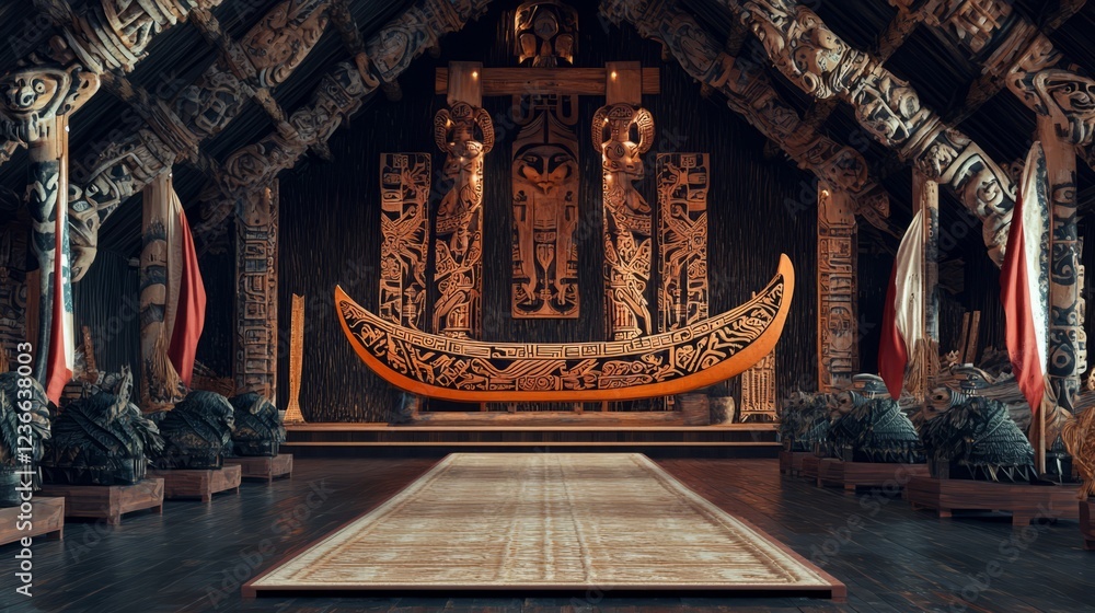 Exploring traditional Mori symbols during Waitangi Day ceremony with ...