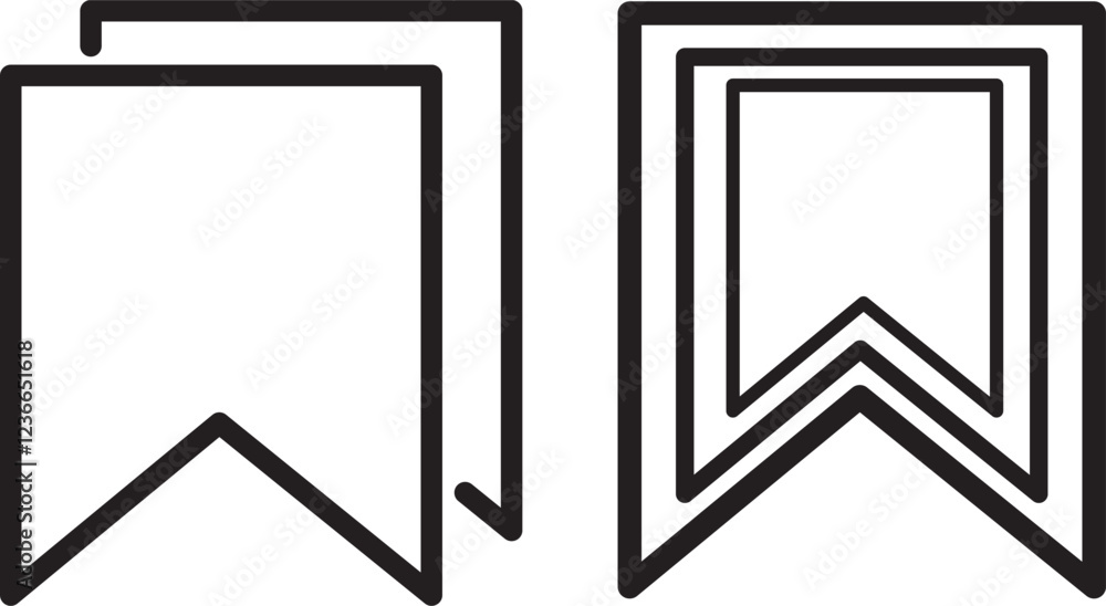 Bookmark with add, remove, plus. Bookmark button. Bookmark brand ...