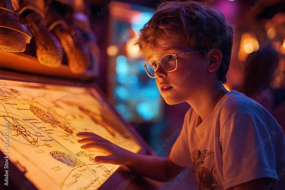 Exploring an ancient maritime display in an interactive exhibit with ...