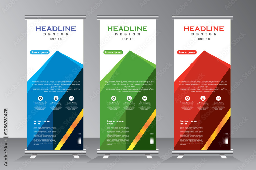 Business roll up banner design for events, annual meetings ...