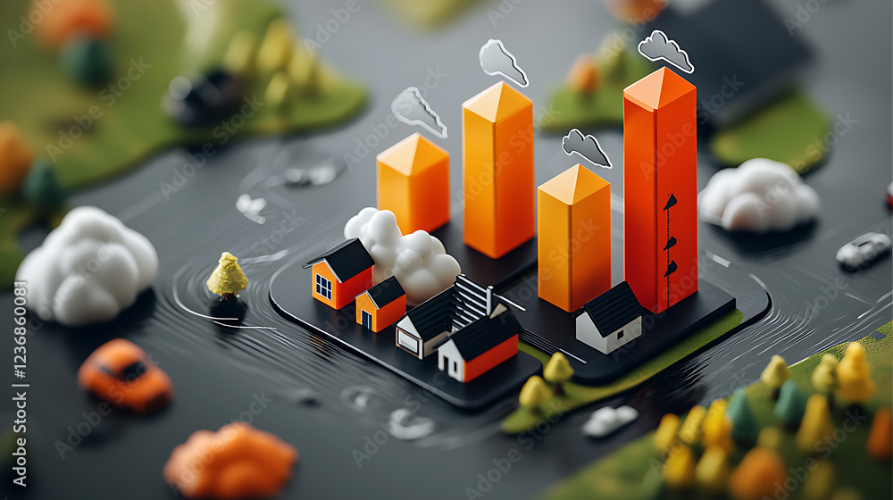 Vivid infographic comparing flood and hurricane impact on urban areas ...