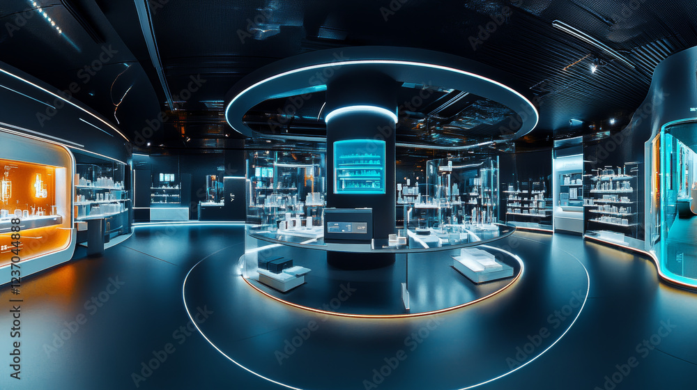Stock-Illustration „360 degree full panorama environment map of ...