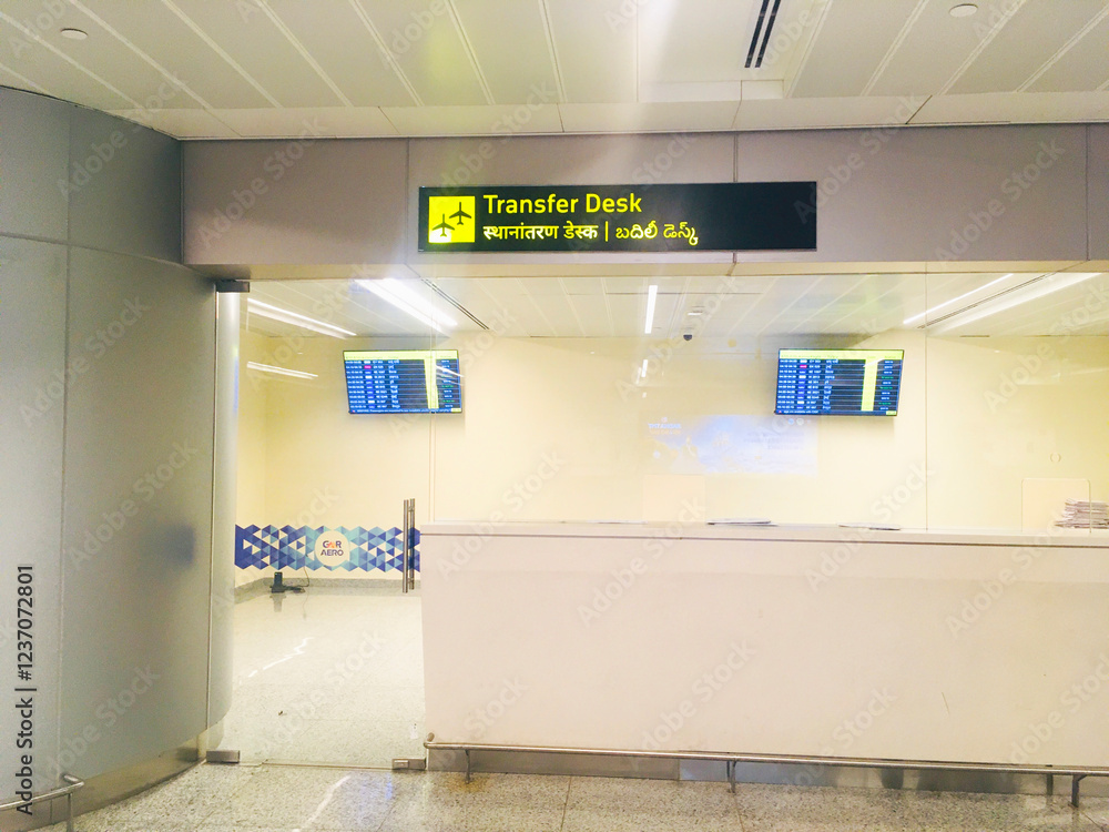 Transfer Desk Signage - New Terminal Extension at Rajiv Gandhi ...