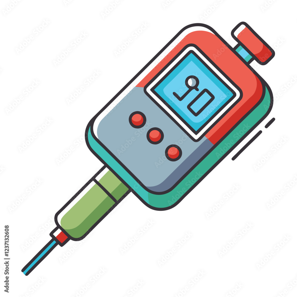 Vektor pH Meter Laboratory Research Vector | Clipart, Line Art ...