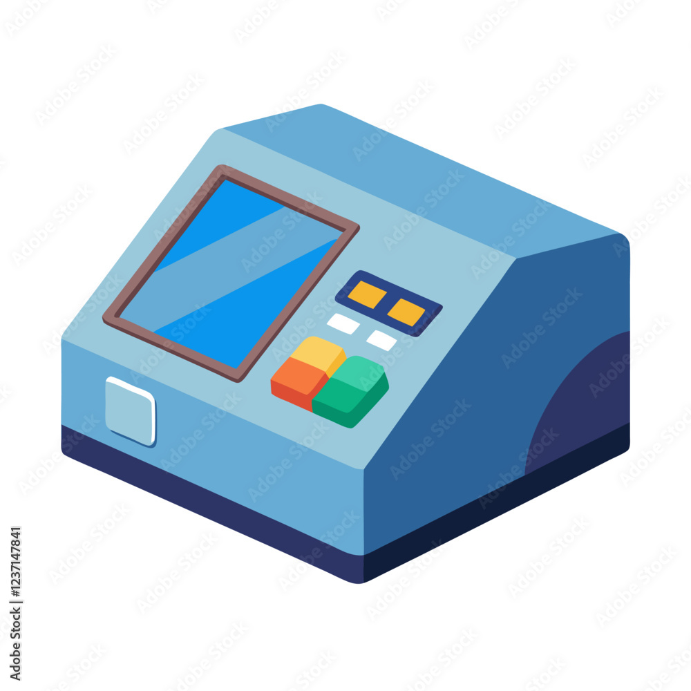 Spectrophotometer Laboratory Research Vector Illustration | Clipart ...
