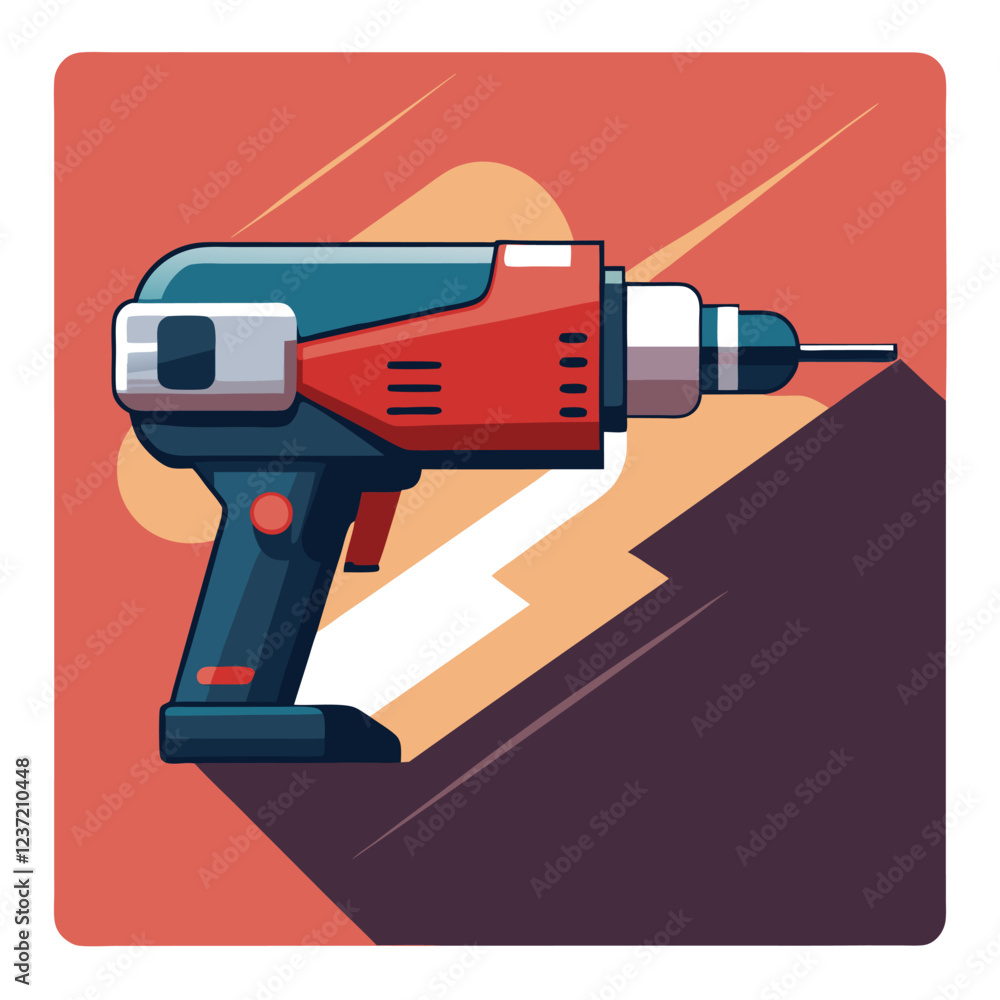 Vector de Stock Oscillating Multi-Tool Construction Tool Vector ...
