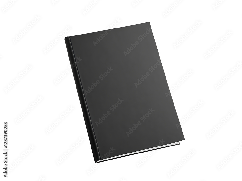 Blank Book Cover Mock-Up, black template book, magazine, book or ...