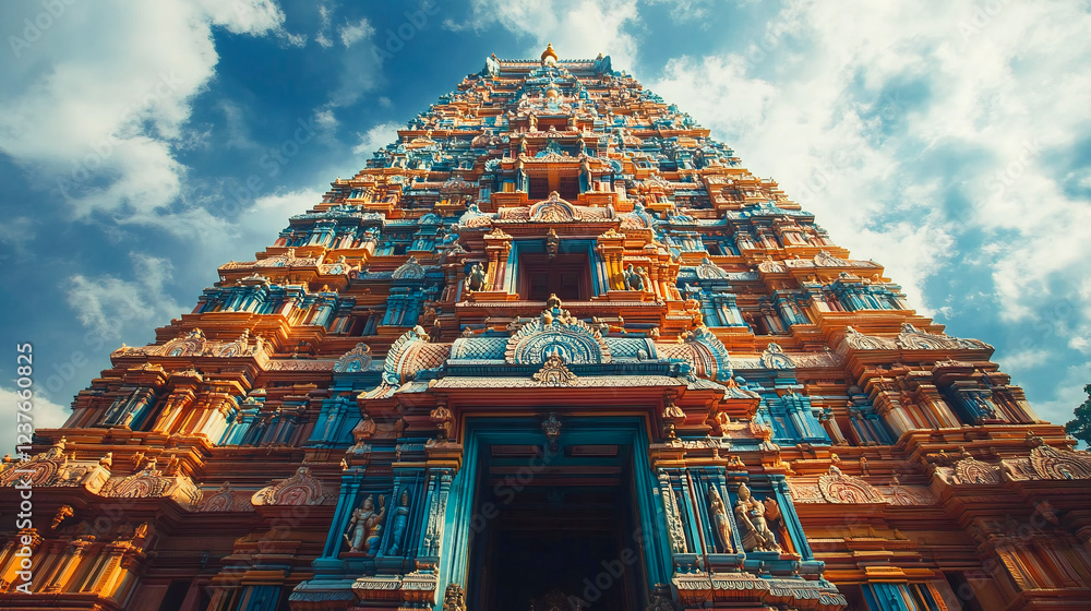 Majestic View of Sri Ranganathar Temple in Srirangam, a Stunning ...