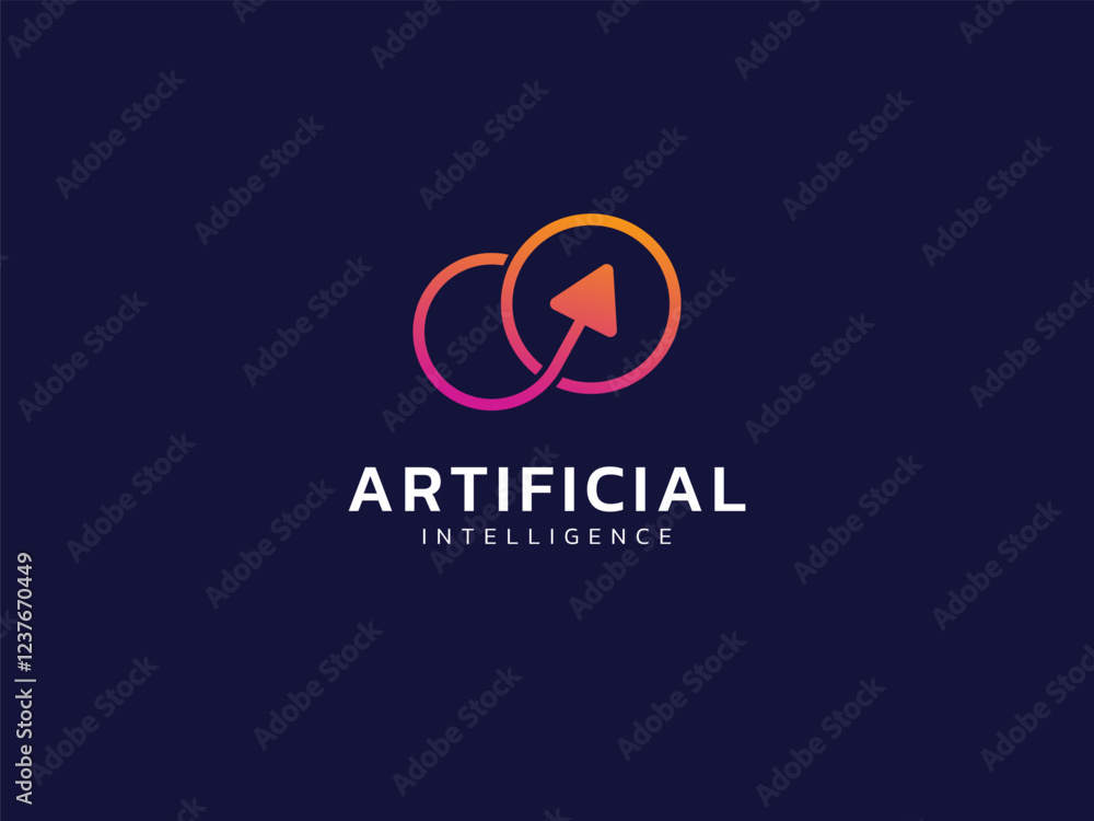 Artificial intelligence with Growth arrow in twisted infinity double ...