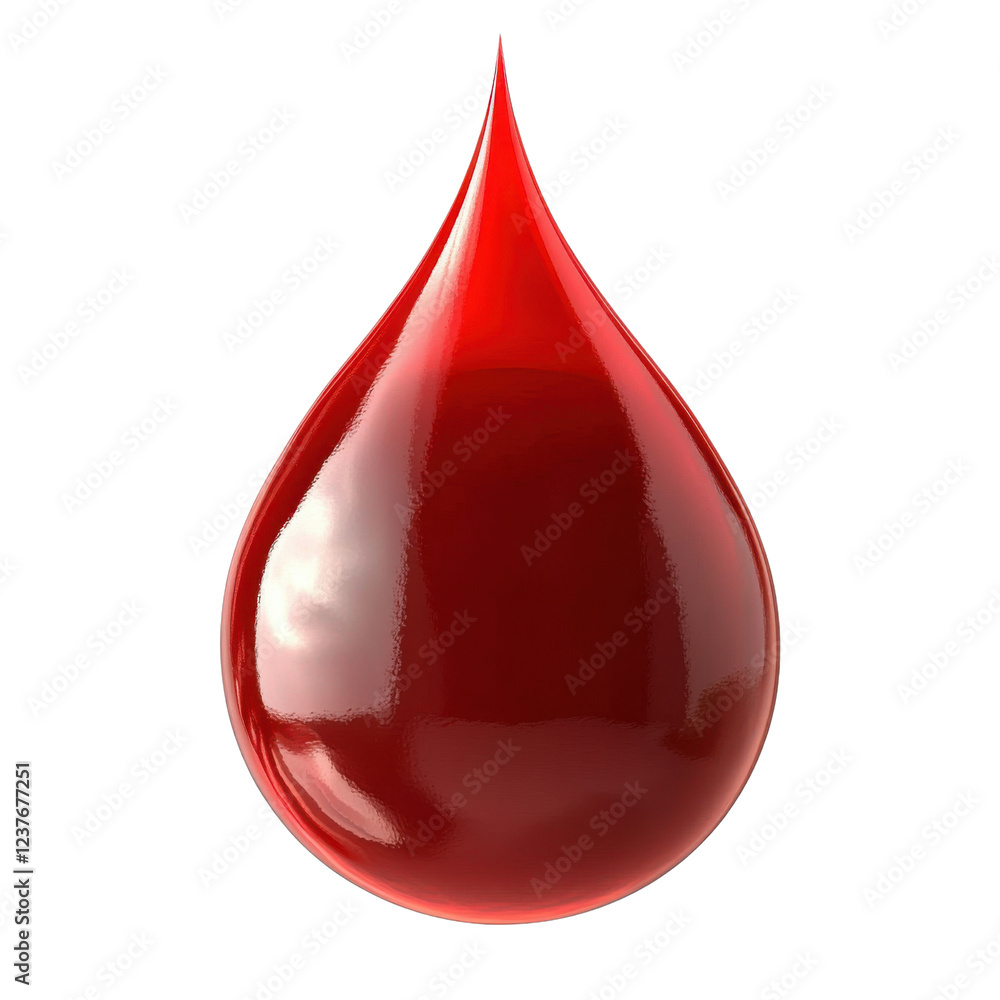 blood drop - red liquid - on transparent background Stock Photo | Adobe ...